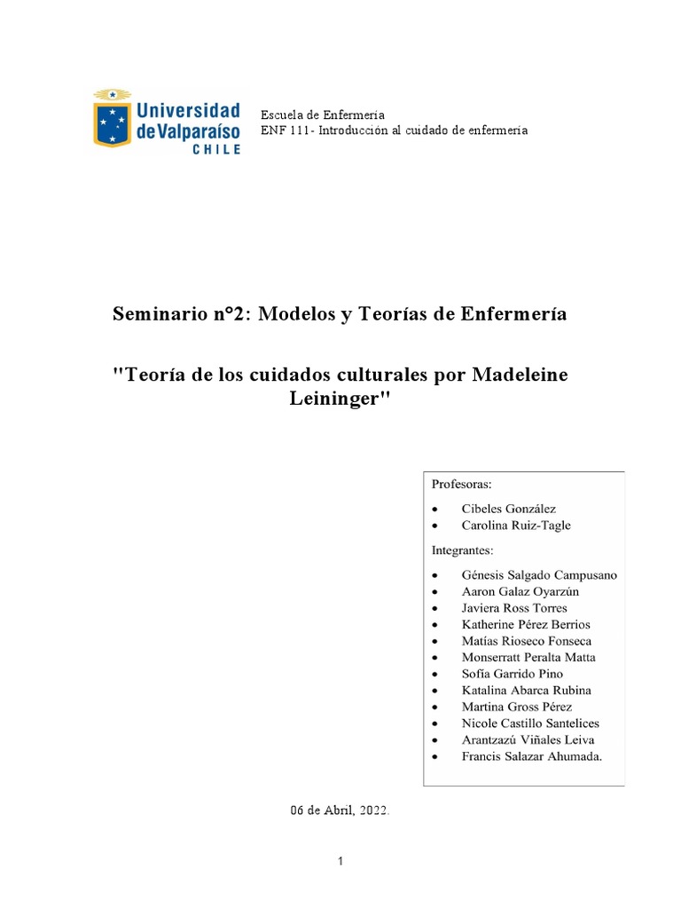 Teoría Sol Naciente | PDF | Enfermería | Teoría