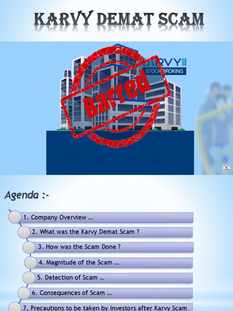 The SIX SENSE (Karvy Demat Scam) | Download Free PDF | Loans | Private Law