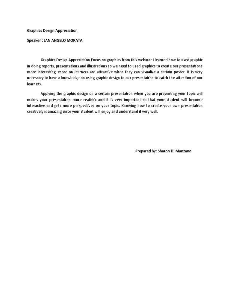 Graphics Design Appreciation | PDF