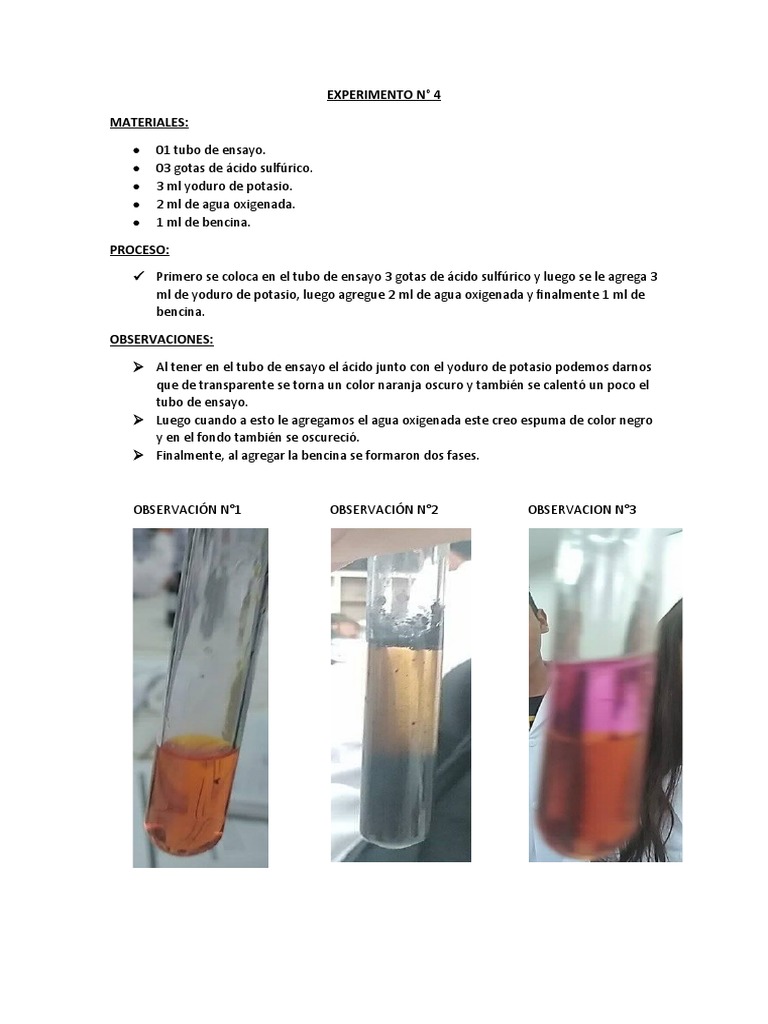 Experimento N°4 | PDF