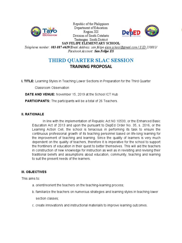 Project Proposal On LAC | PDF