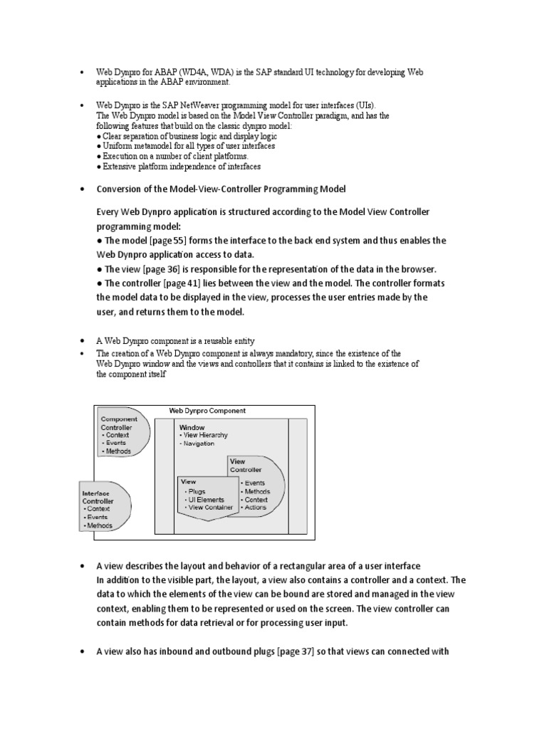 SAP Web Dynpro for ABAP Guide | PDF | World Wide Web | Internet & Web