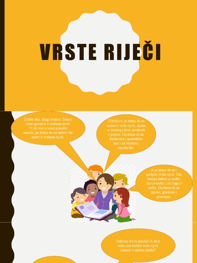 Vrste Riječi | PDF