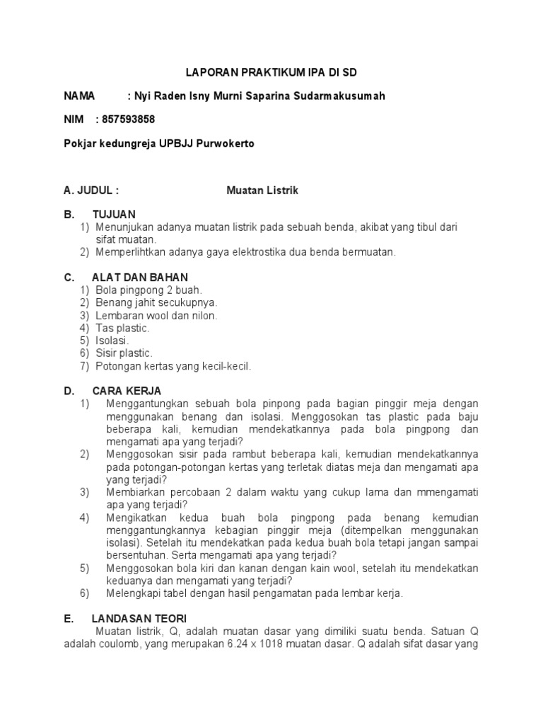 Laprak Listrik | PDF