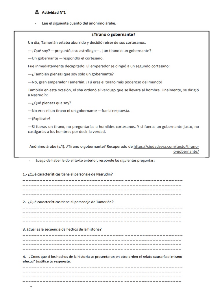 Comprensión Lectora | PDF