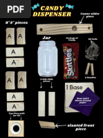 Candy Dispenser Plans | PDF | Tools | Woodworking