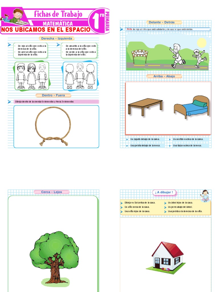 Ubicación en El Espacio para Primer Grado de Primaria | PDF