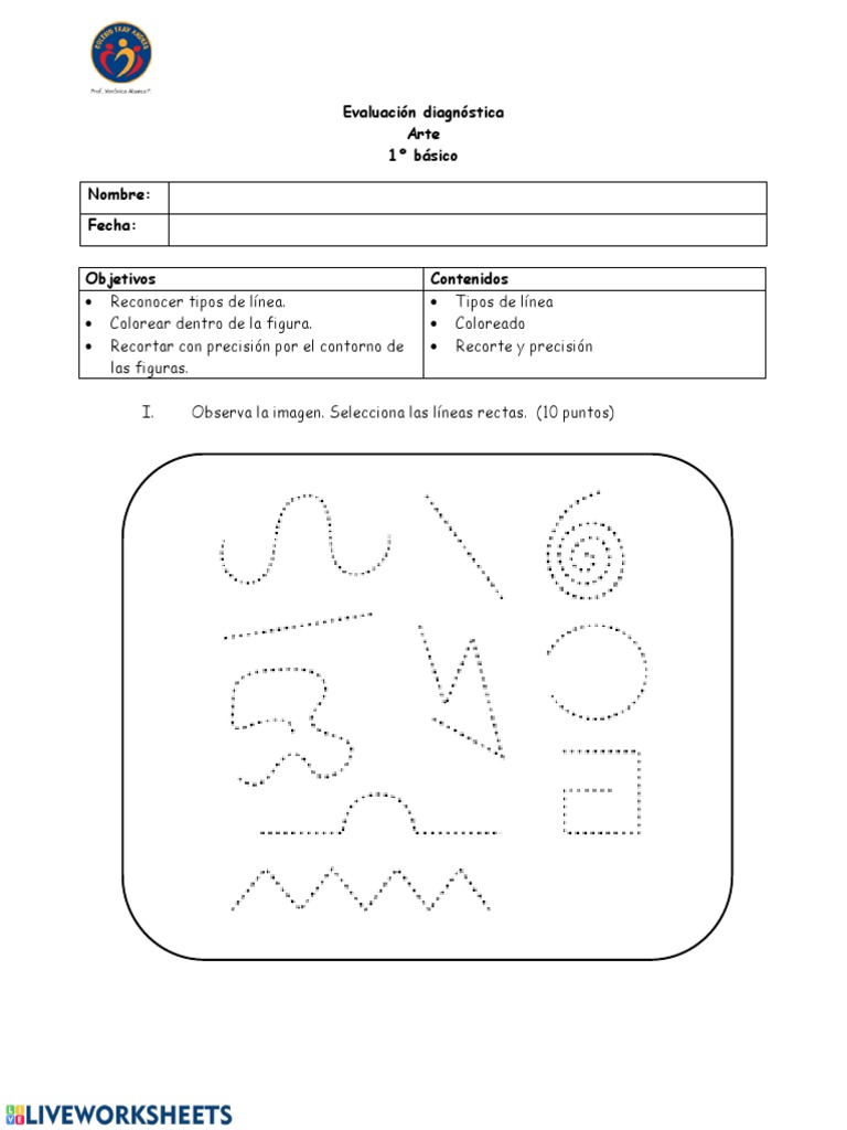 Examen Lineas 4to Primaria | PDF