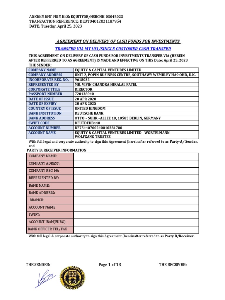 New Doa-Equity-Hsbc HK 5b | PDF | Lawsuit | Investing