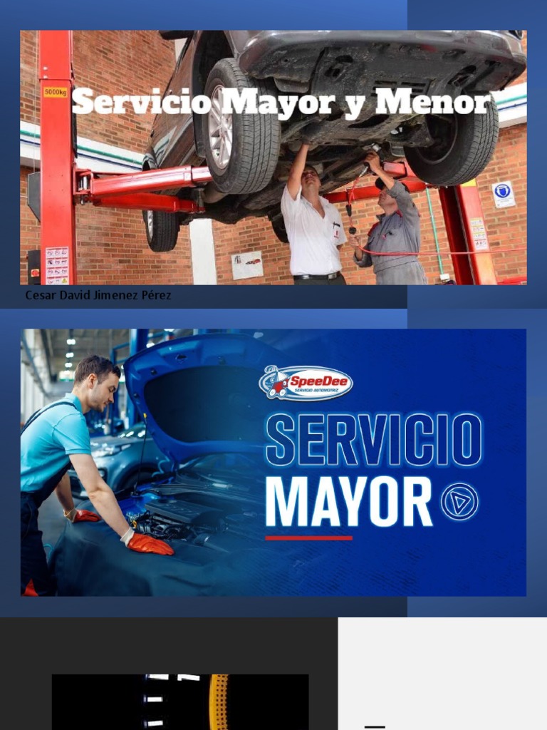 Servicio Mayor y Menor | PDF