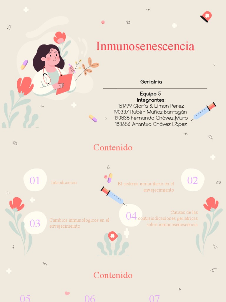 Inmunosenescencia y envejecimiento inmunitario | PDF | Ciencia y ...
