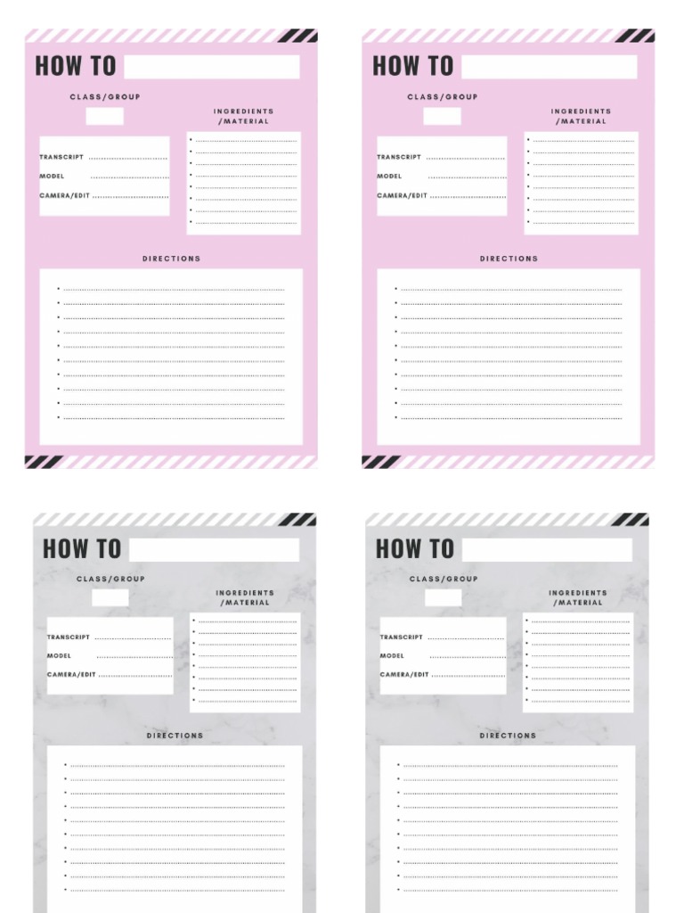 procedure card (landscape) | PDF