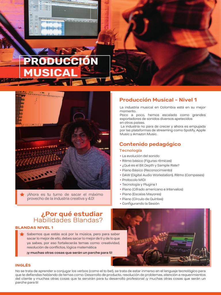 Estudia Producción Musical en Colombia | PDF | Ritmo