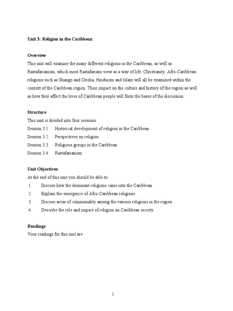 SY36C Unit 3 FFinal | PDF | Bible | Rituals