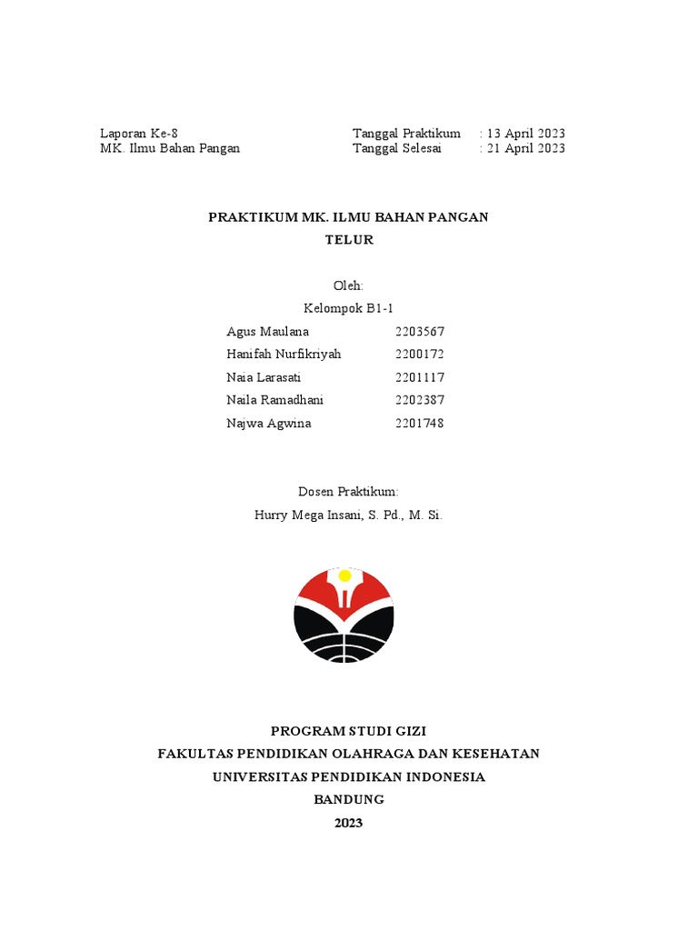 Format Laprak IBP | PDF