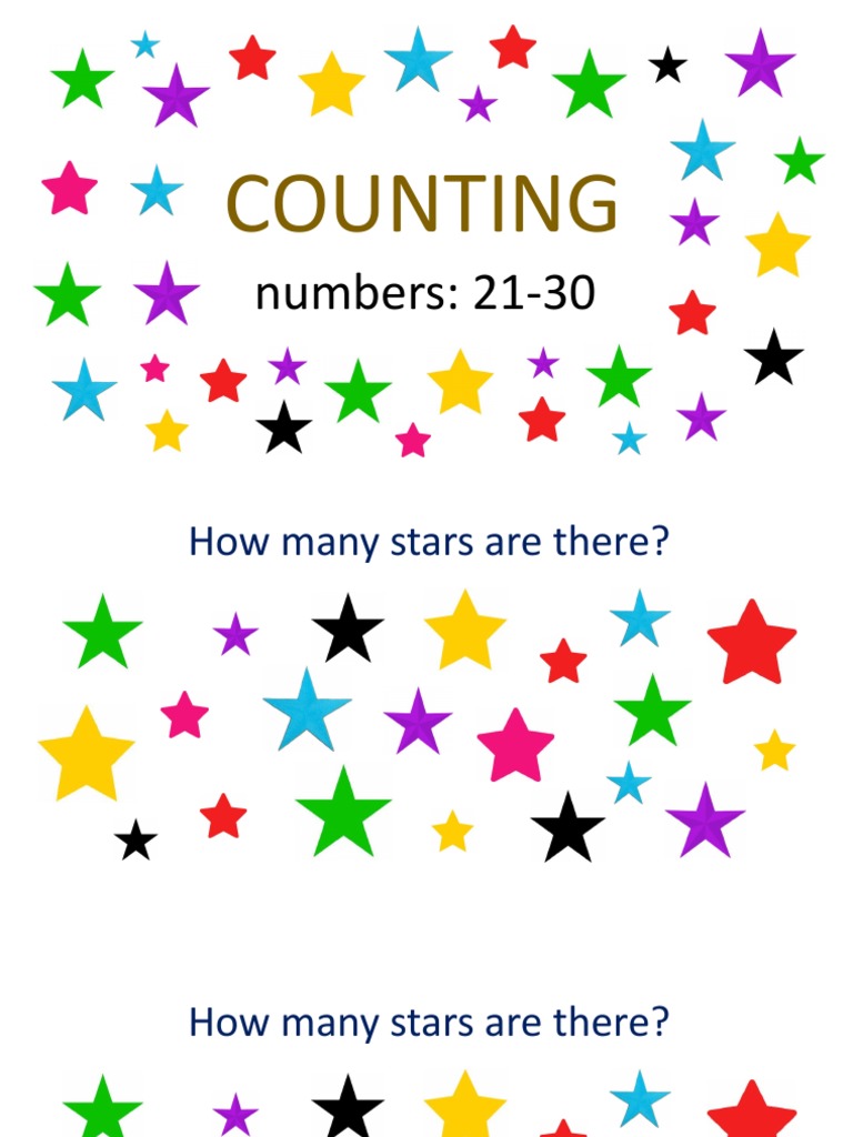 Counting: Numbers: 21-30 | PDF