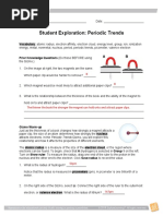 Student Exploration: Half-Life: Vocabulary: Daughter Atom, Decay ...