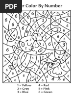 Care Bears Color by Numbers | PDF