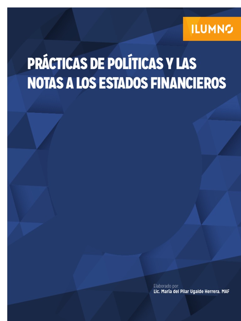 L6M4 PracticasdePoliticasyNotasalosEstadosFinancieros Tecnico | PDF ...