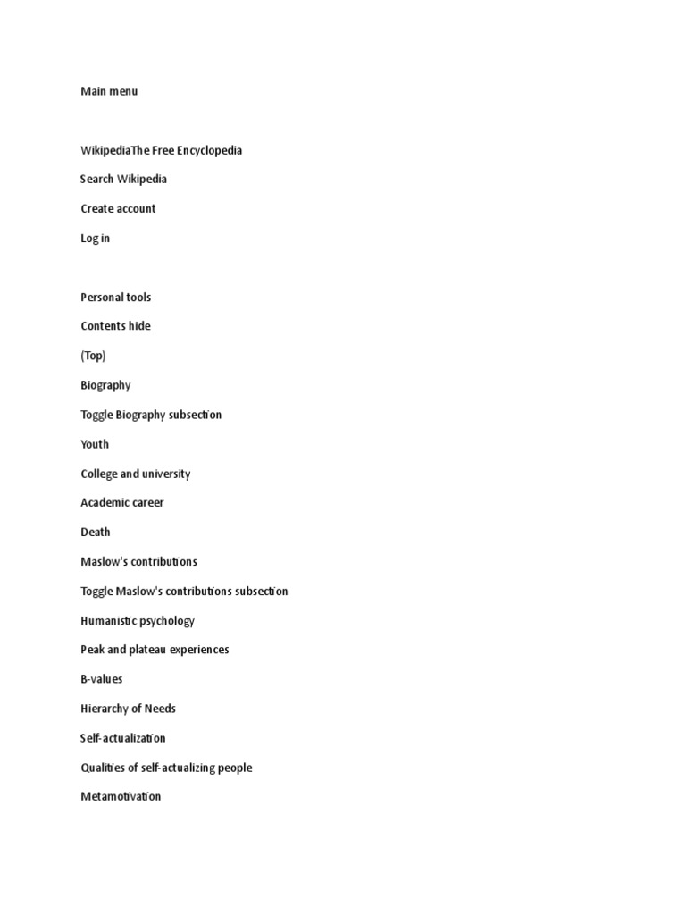 About Abraham | Download Free PDF | Self Actualization | Behavioural Sciences