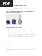 Modelo cinético corpuscular de la materia | PDF