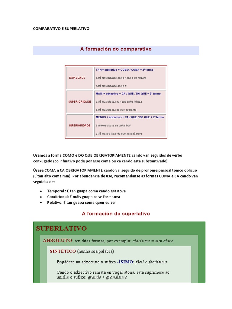 Comparacion | PDF