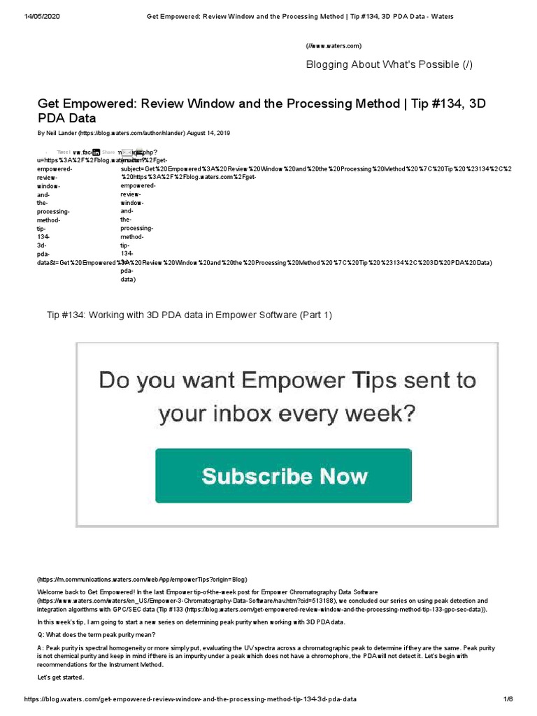 Get Empowered - Review Window and The Processing Method - Tip #134, 3D ...