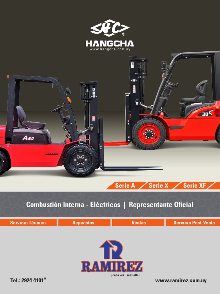 Montacargas Hangcha: Modelos y Especificaciones | PDF | Máquina ...