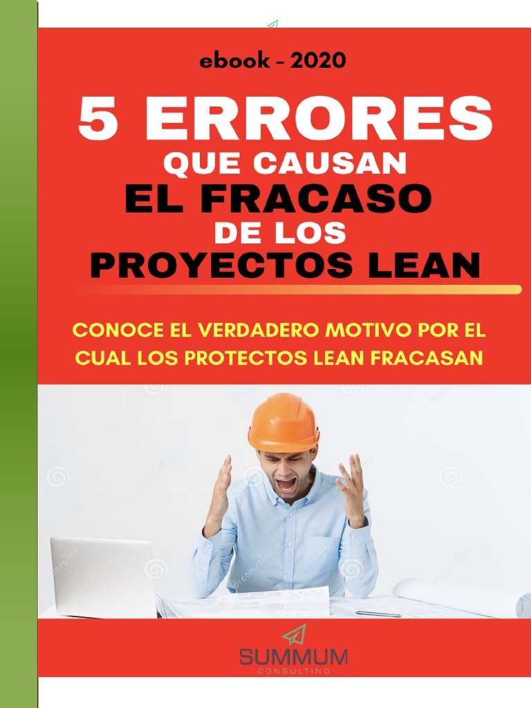 5 Errores Que Causan El Fracaso de Los Proyectos Lean (2020) | PDF ...