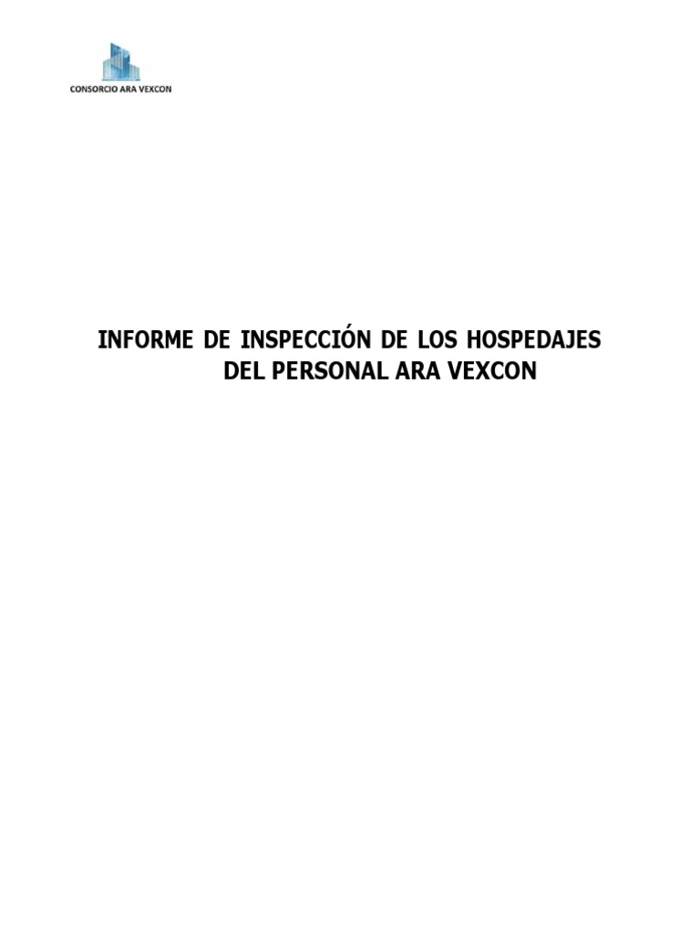 Informe - Inspeccion Habitaciones | PDF