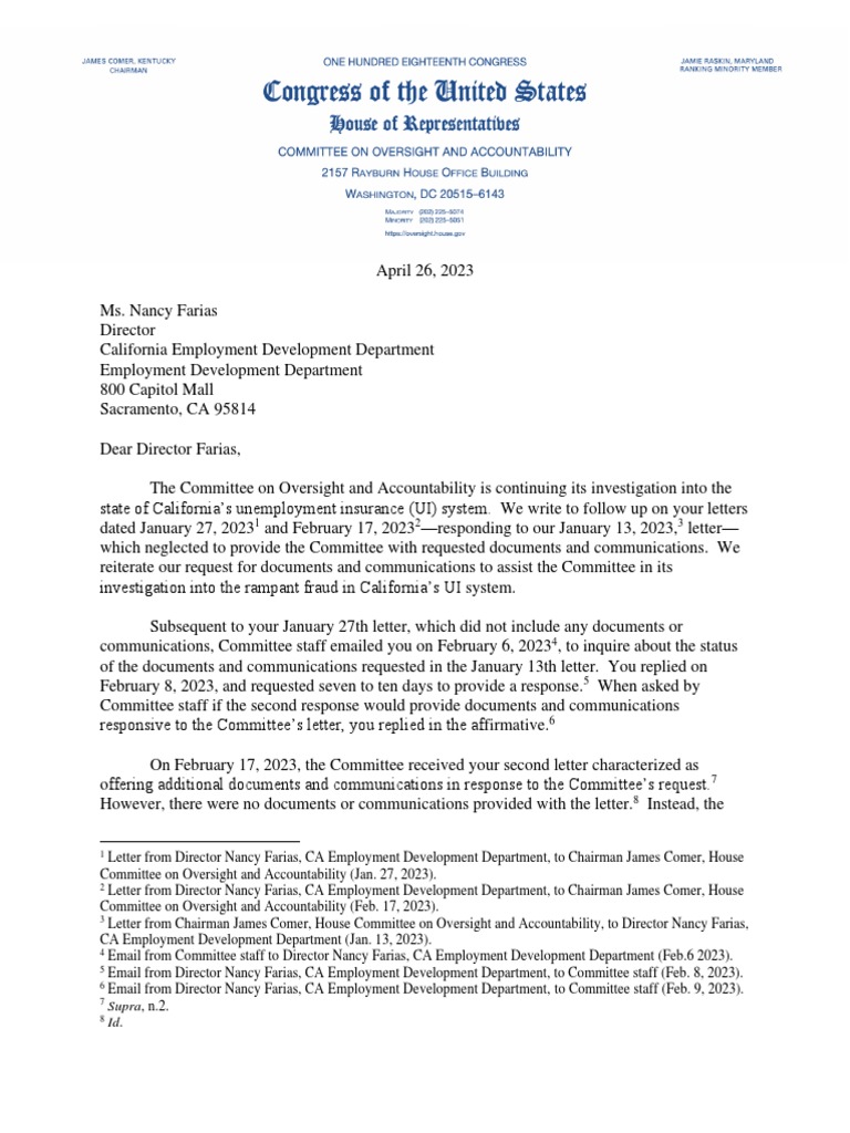 EDD Document Request for UI Investigation | PDF | Employment | Labor