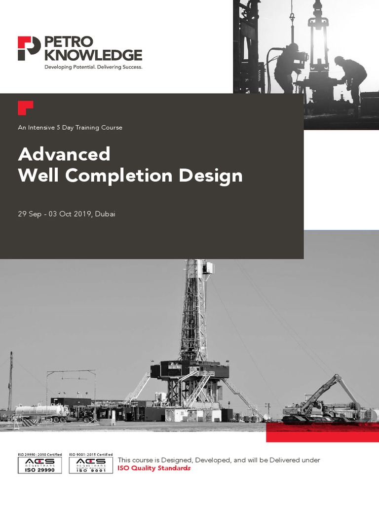 Advanced Well Completion Design | PDF | Pump | Oil Well