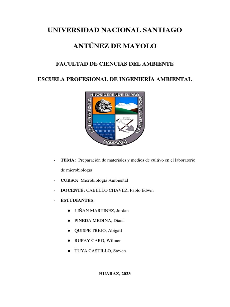 Informe Lab.3 y 4 Micro.... | PDF | Esterilización (Microbiología) | Nutrición