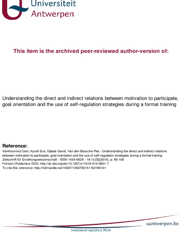 دراسة عن التعلم الذاتي | PDF | Dependent And Independent Variables | Linear Regression