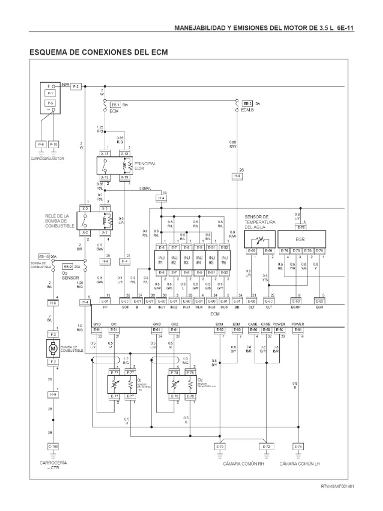 Diagramas Electricos Chevrolet Luv Dmax 3.5L - TOAZ - INFO | PDF