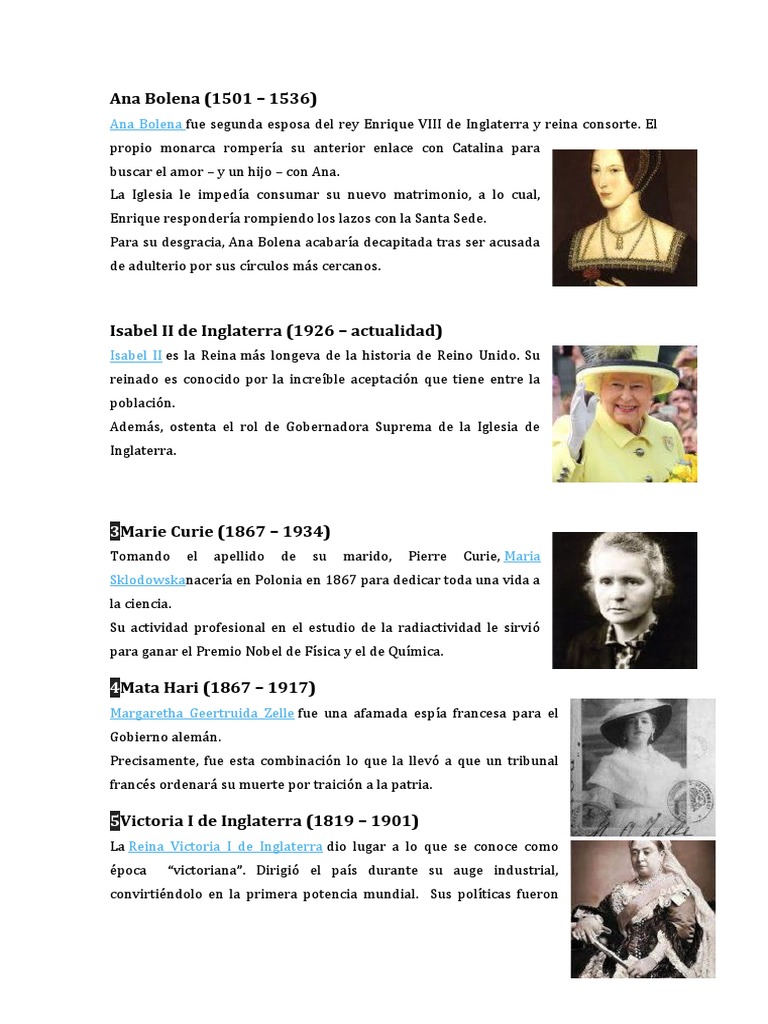 Mujeres que hicieron historia: biografías de importantes figuras ...