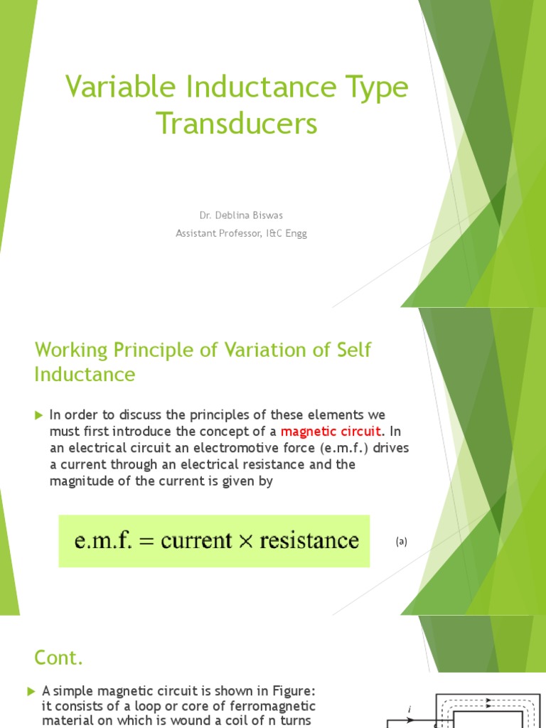 Inductive Transducers | PDF | Inductance | Inductor