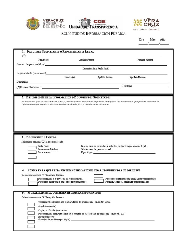 Solicitud de Información Pública en México | PDF | Privacidad de la ...