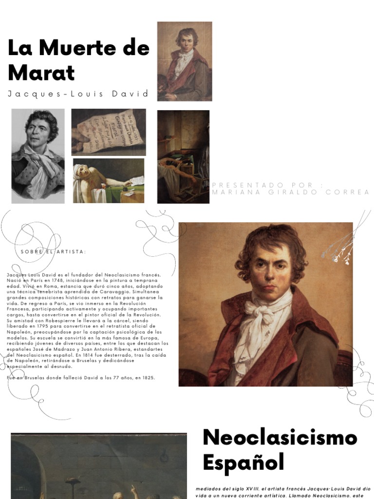La Muerte de Marat Referente | PDF | revolución Francesa