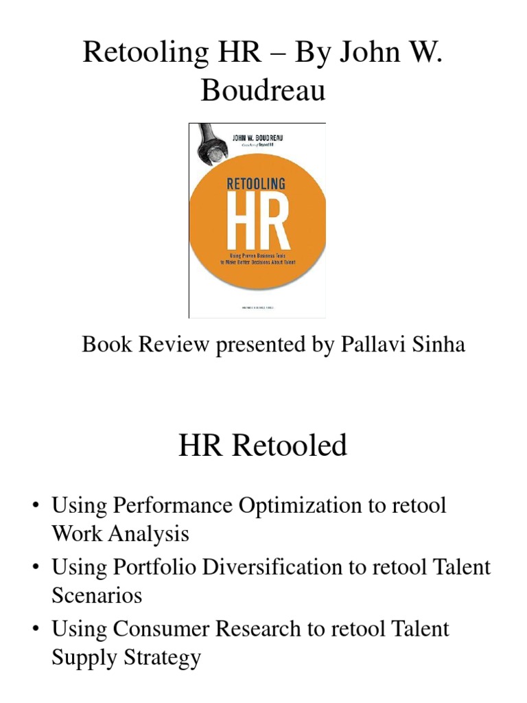 Retooling HR: Strategies for Talent Optimization | PDF