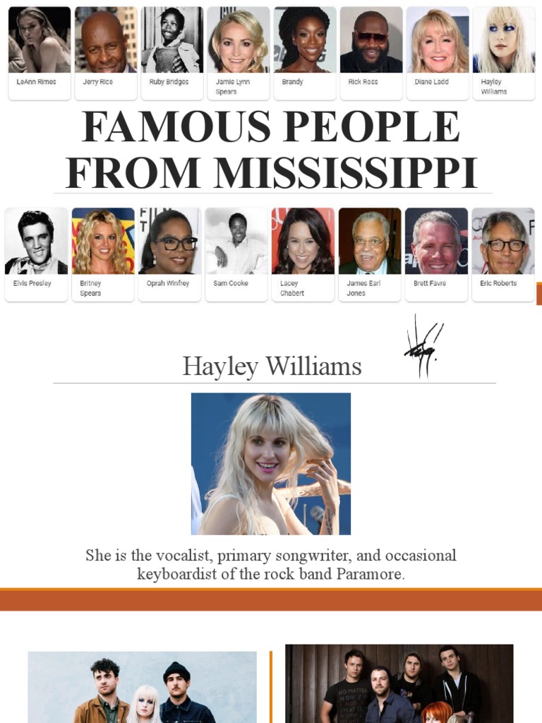 Famous People From Mississippi | PDF