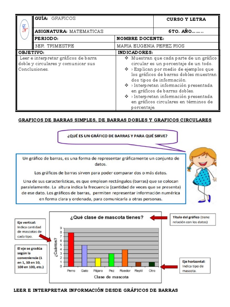 Guía de Gráficos para 6° Básico | PDF | Science