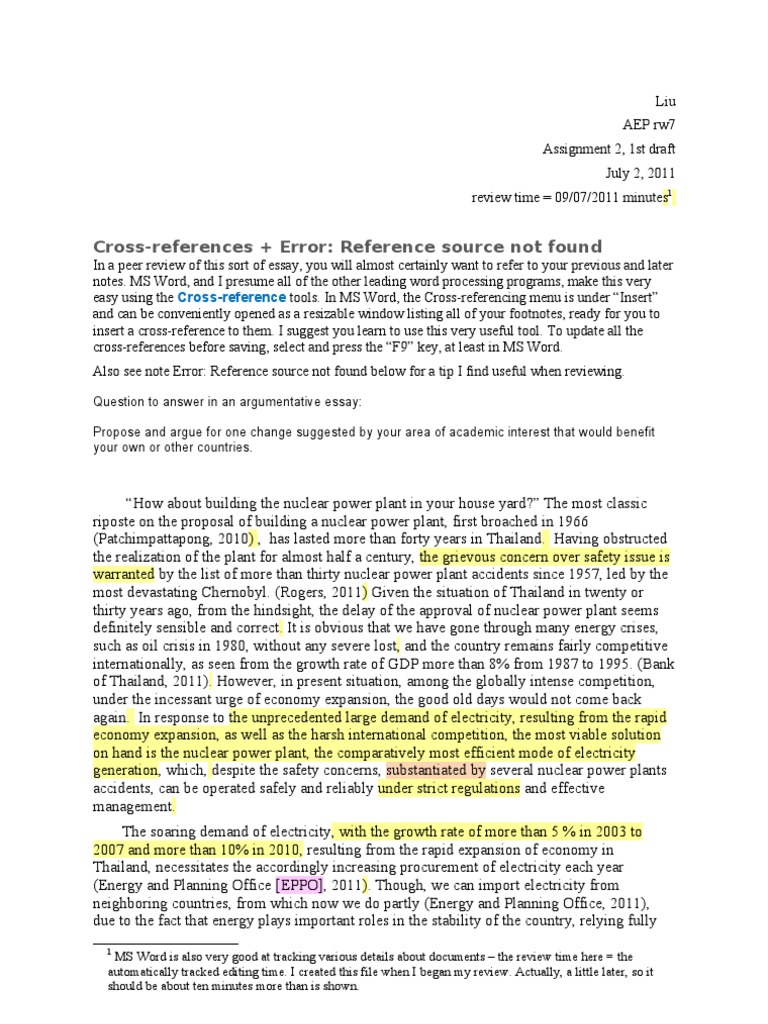 Cross-References + Error: Reference Source Not Found | PDF | Fukushima ...