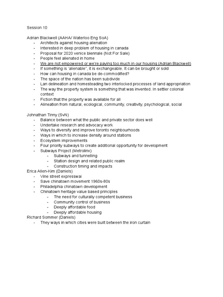 Note-Taking Exercise 10 | PDF