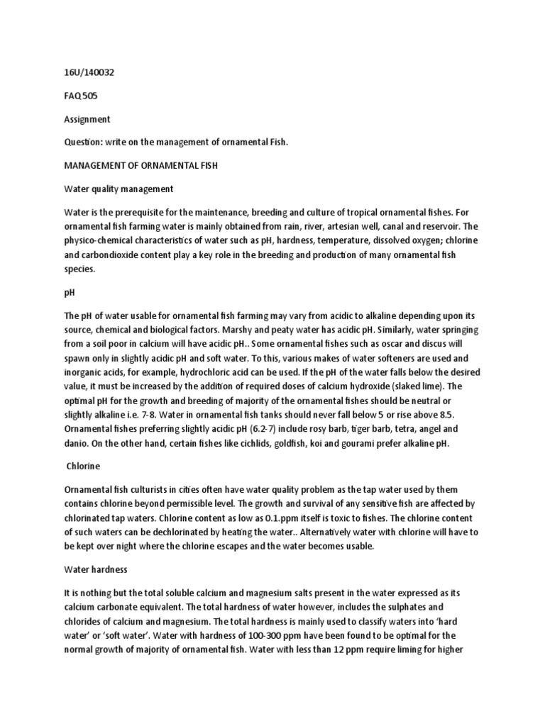 Ornamental Fish | PDF | Fishkeeping | Aquarium