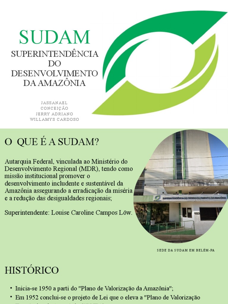 Sudam Superintendência Do Desenvolvimento Da Amazônia | PDF | Economias