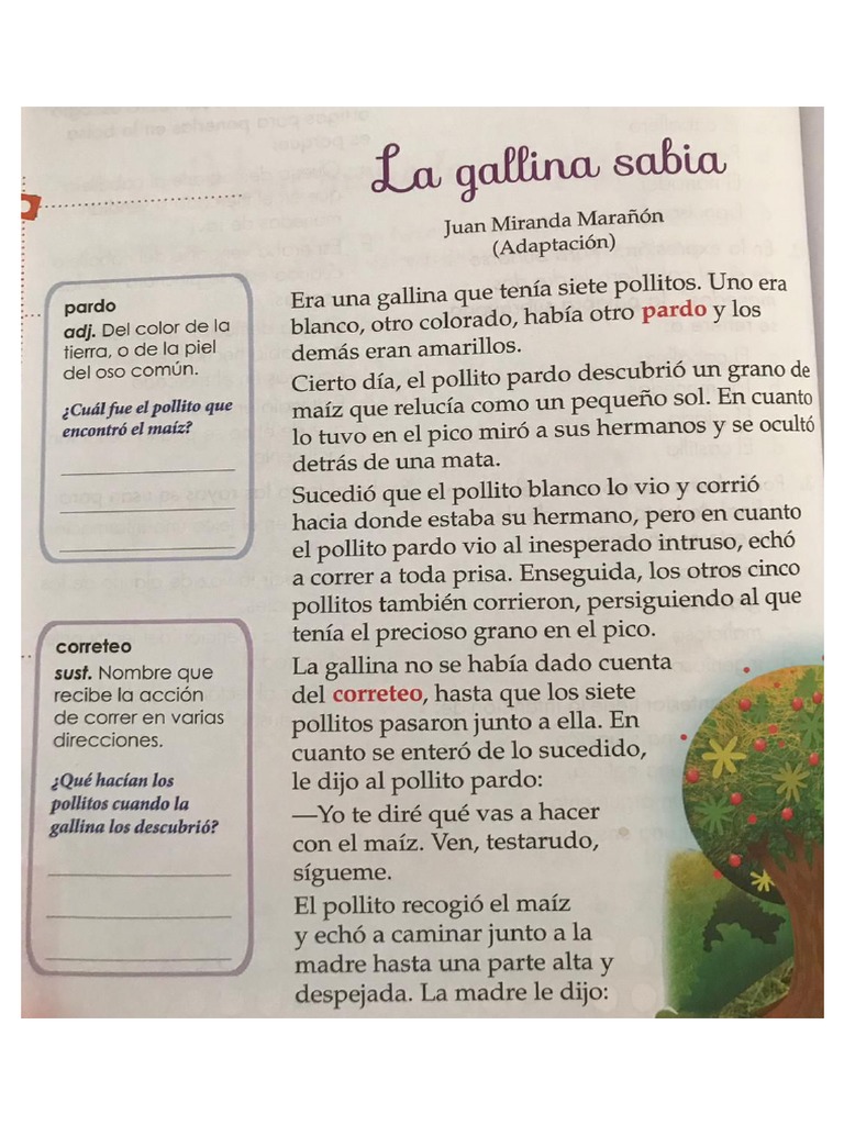 La Gallina Sabia 3º | PDF