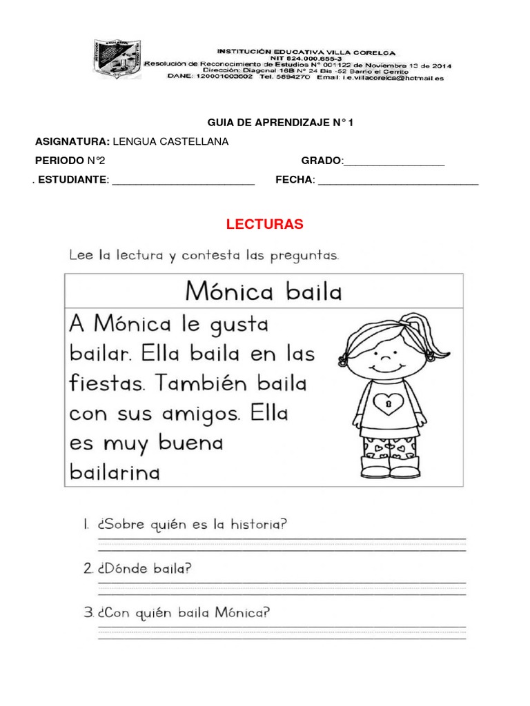Guia 1 Lectura | PDF