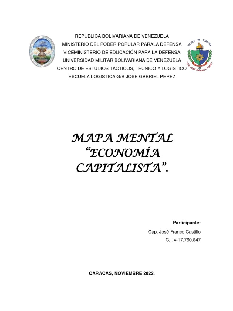 Mapa Economia Capitalista. Cap Franco | PDF | Capitalismo | Economias