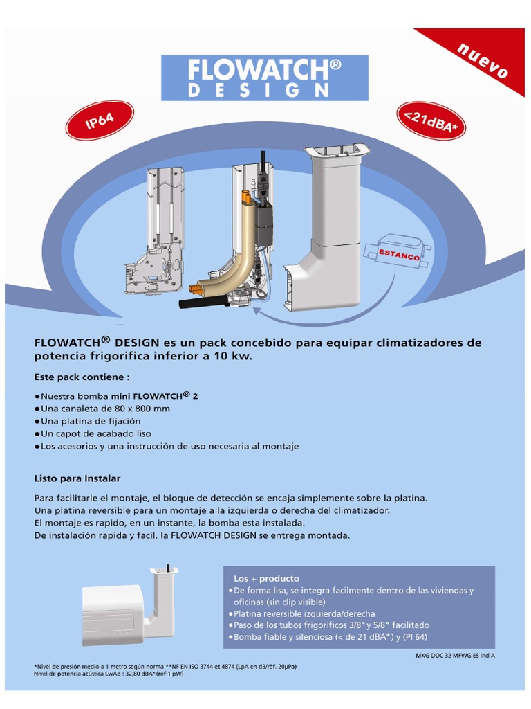 BOMBA DE CONDENSADO FLOWATCH Design | PDF